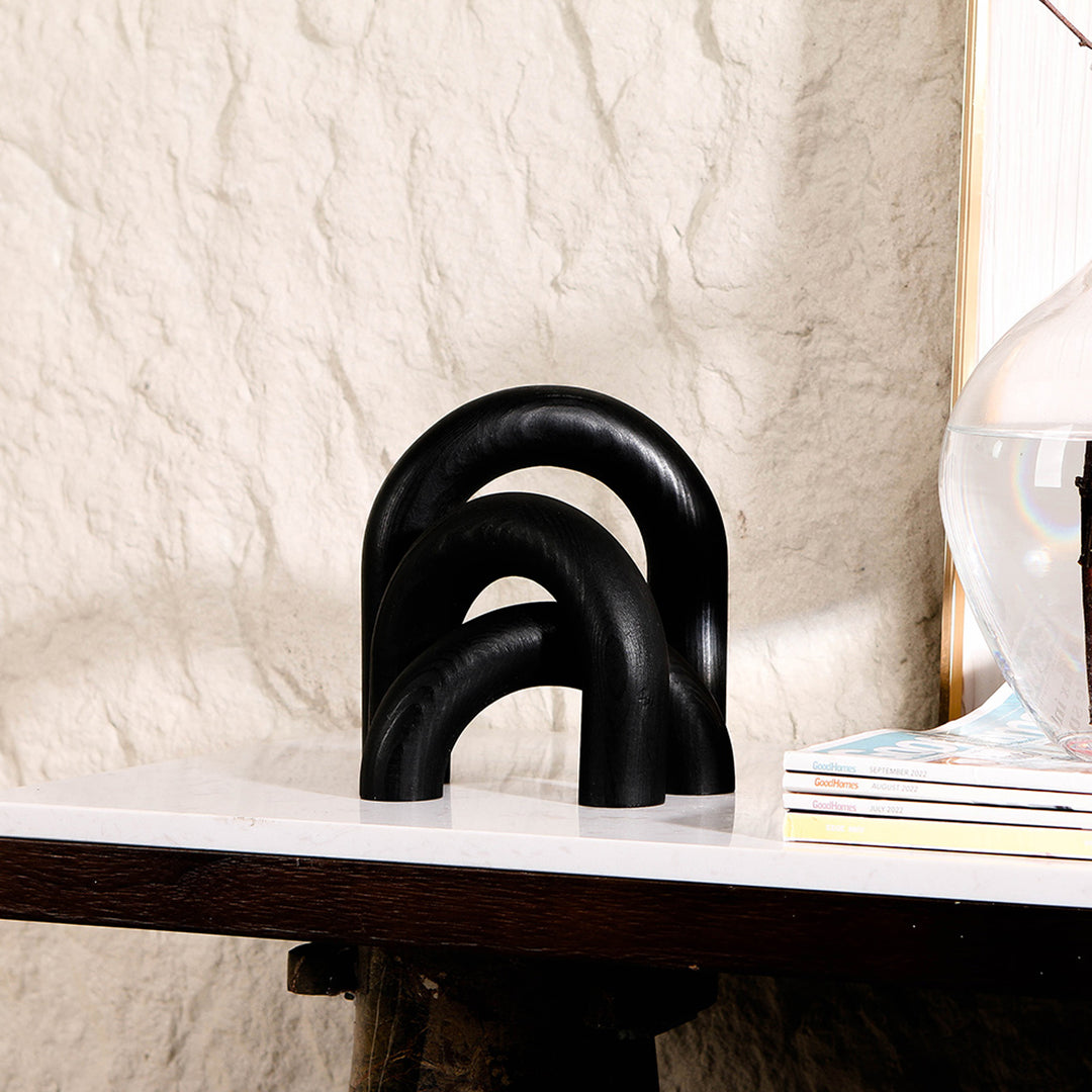 CAC10715-KM Modular Arches - Black | Calibre Furniture
