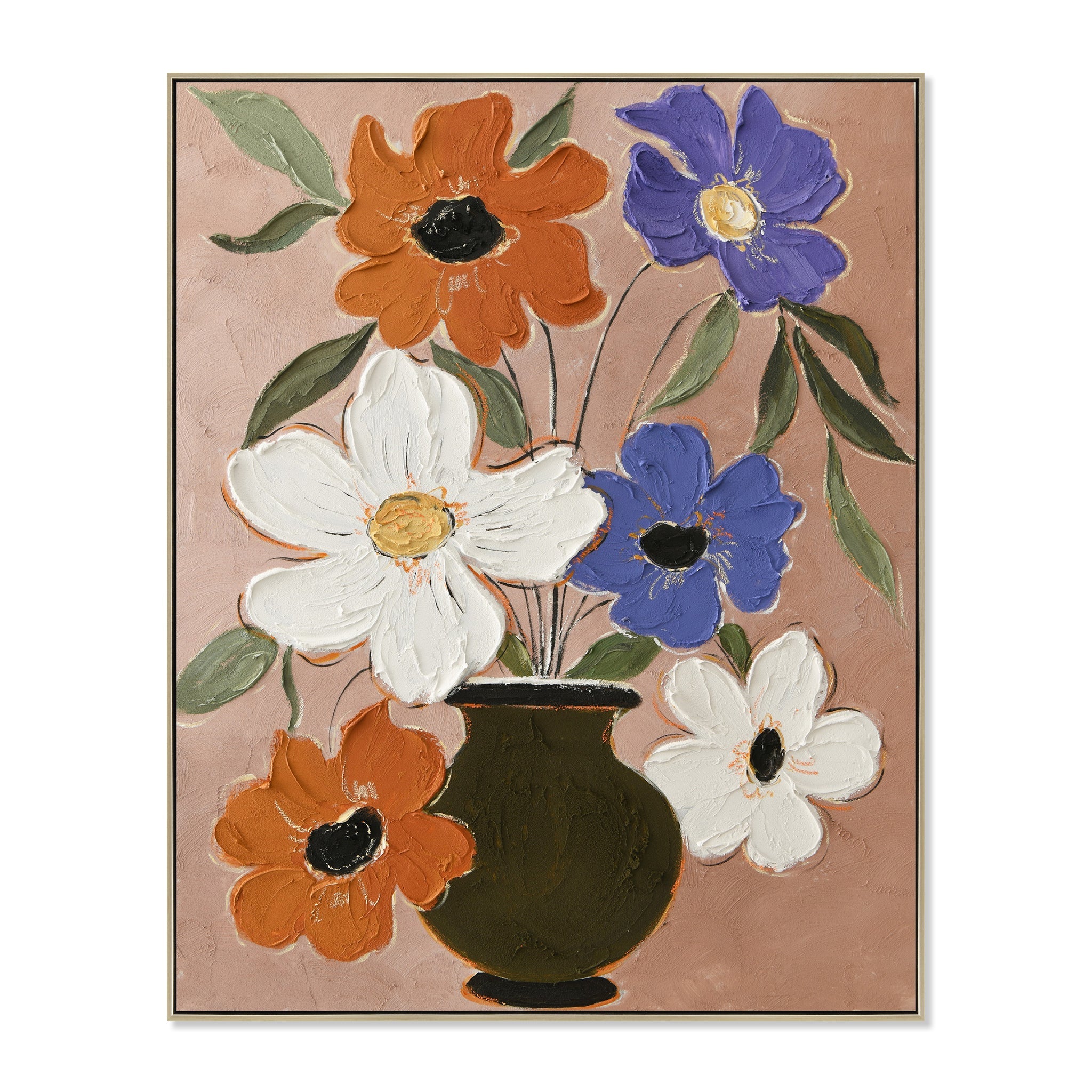 CAR12217-CLO 80 x 100cm Framed Canvas - Nat... | Calibre Furniture