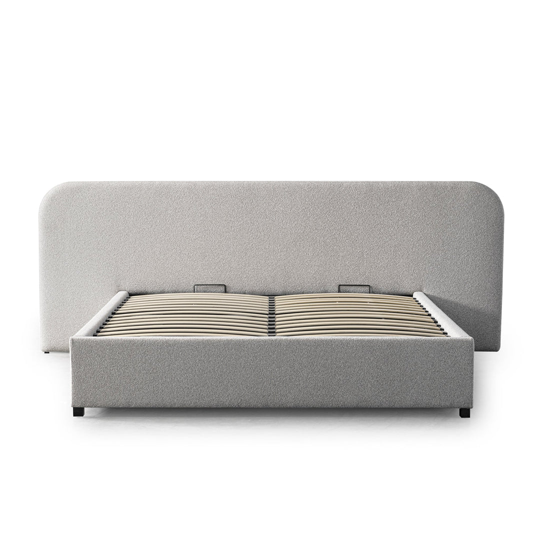CBD10048-MI King Sized Bed Frame - Clay Gre... | Calibre Furniture
