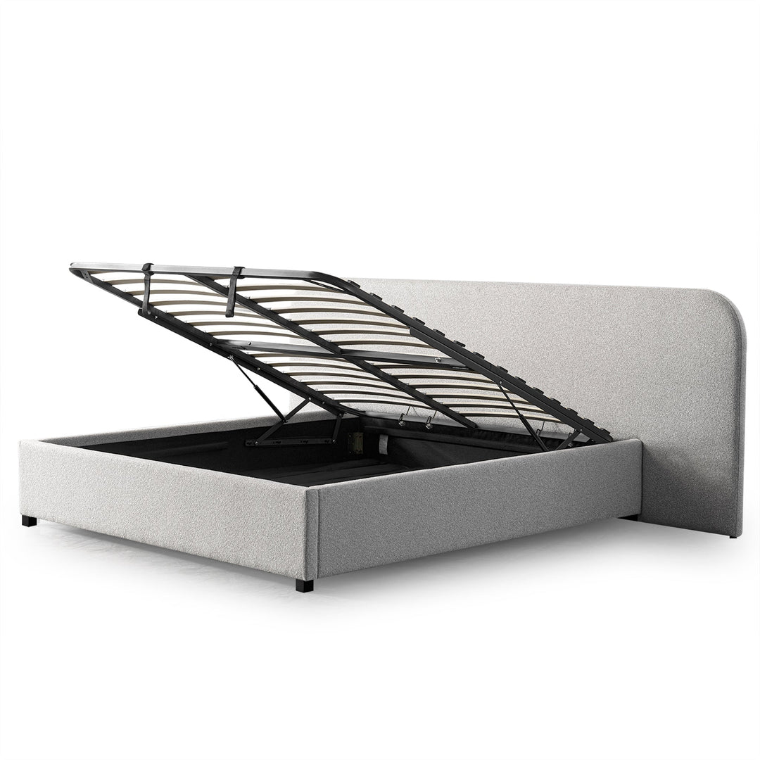 CBD10048-MI King Sized Bed Frame - Clay Gre... | Calibre Furniture