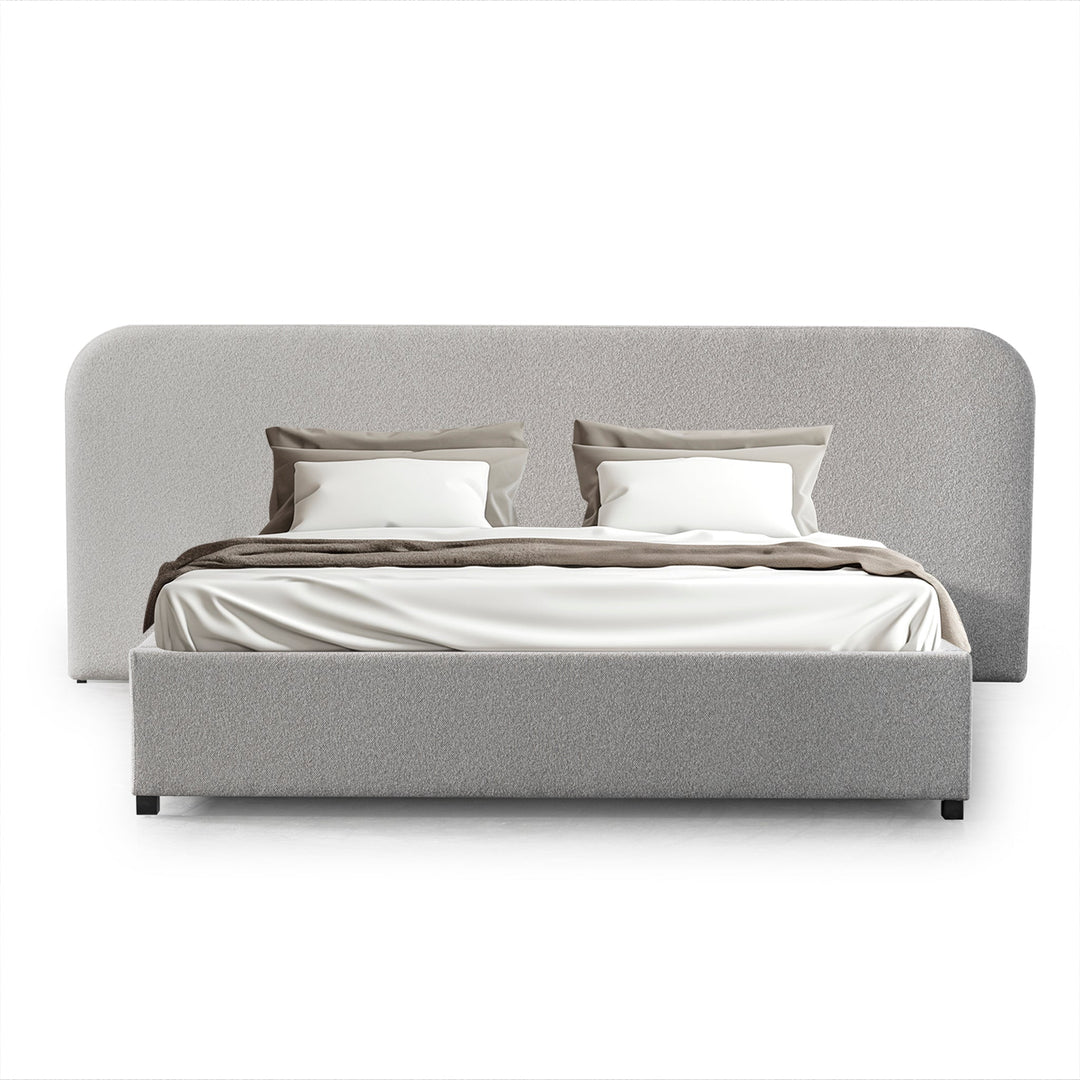 CBD10048-MI King Sized Bed Frame - Clay Gre... | Calibre Furniture