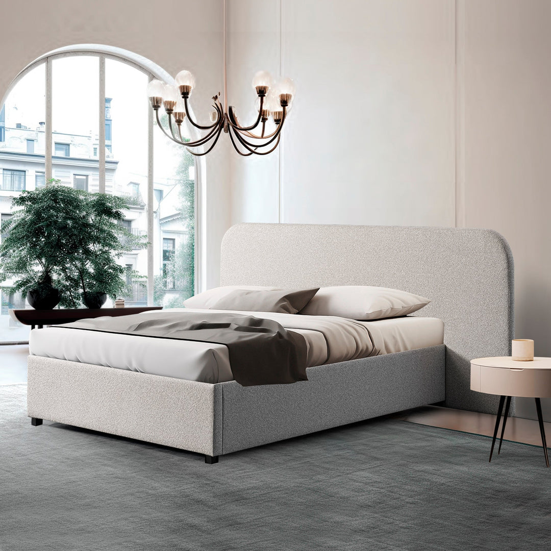 CBD10049-MI Queen Sized Bed Frame - Clay Gr... | Calibre Furniture
