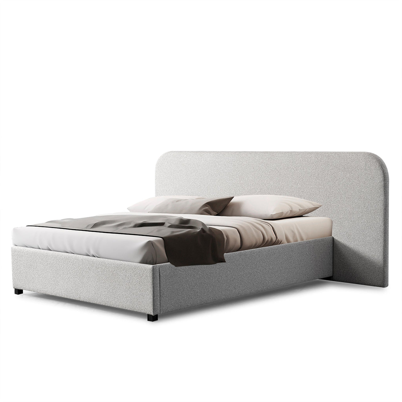 CBD10049-MI Queen Sized Bed Frame - Clay Gr... | Calibre Furniture