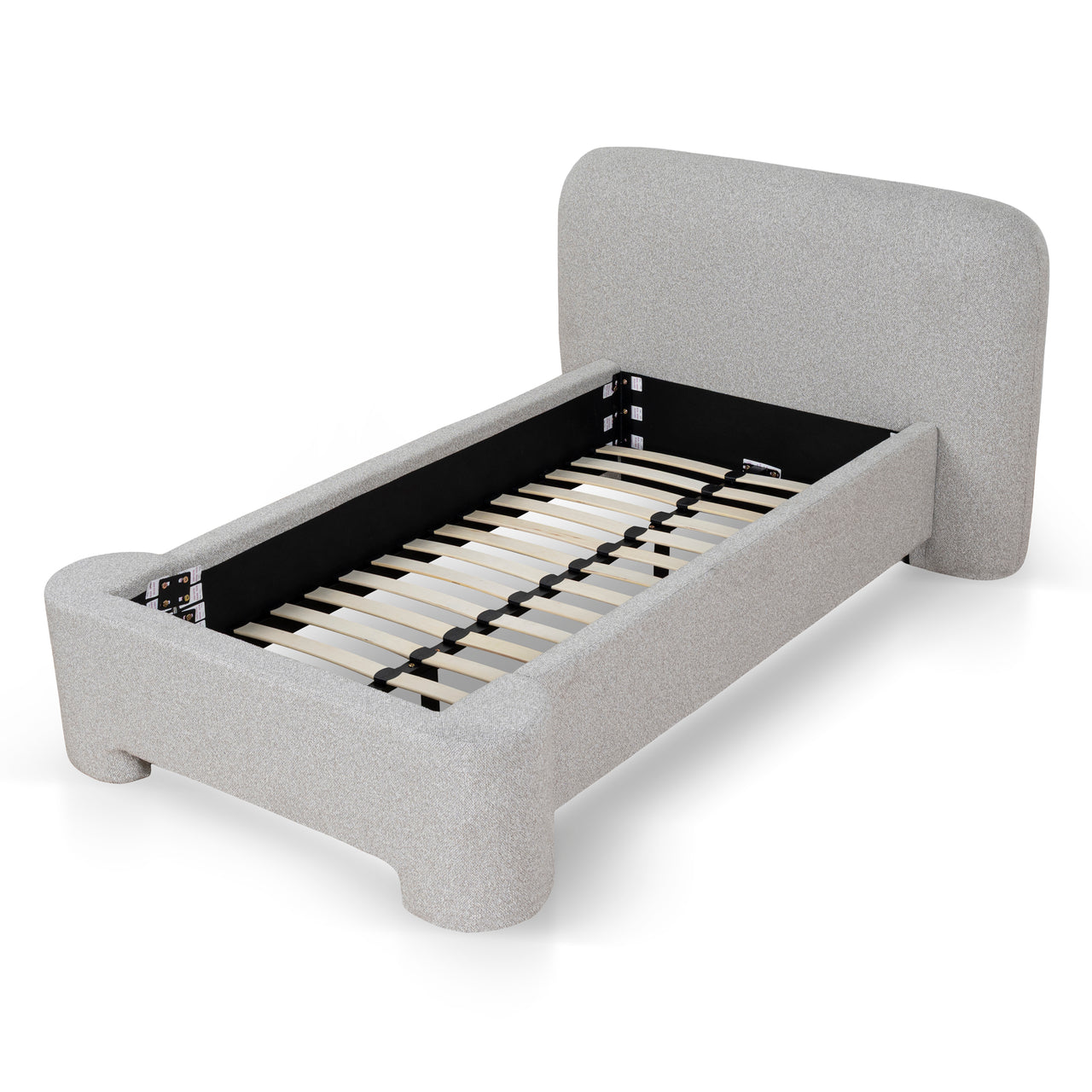 CBD10229-YO Single Bed Frame - Clay Grey | Calibre Furniture