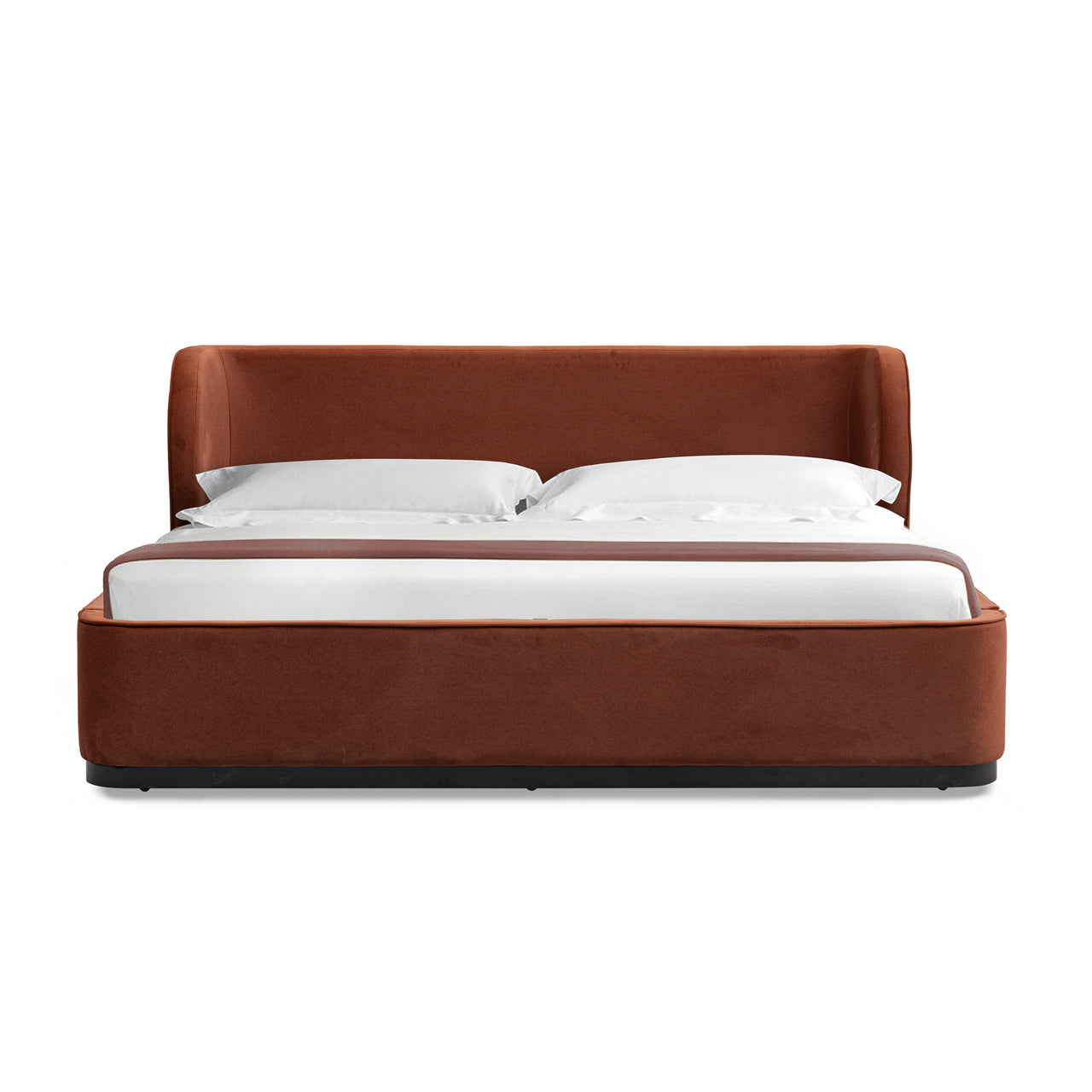 CBD10499-MI King Bed Frame - Umber Orange | Calibre Furniture
