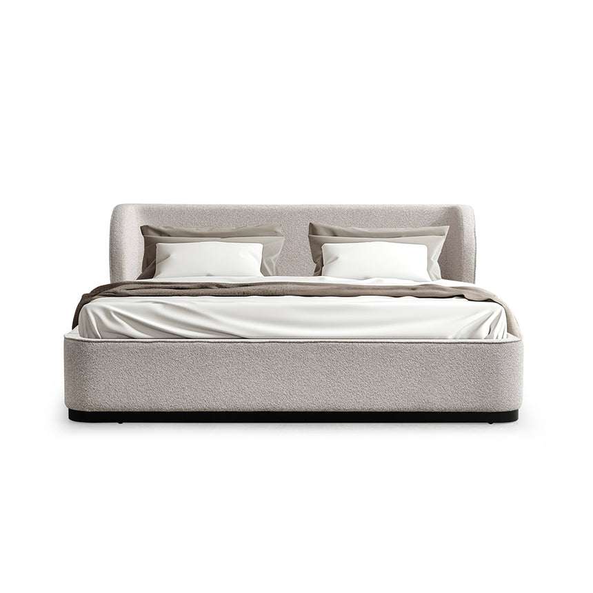 CBD8760-MI Queen Bed Frame - Clay Grey | Calibre Furniture