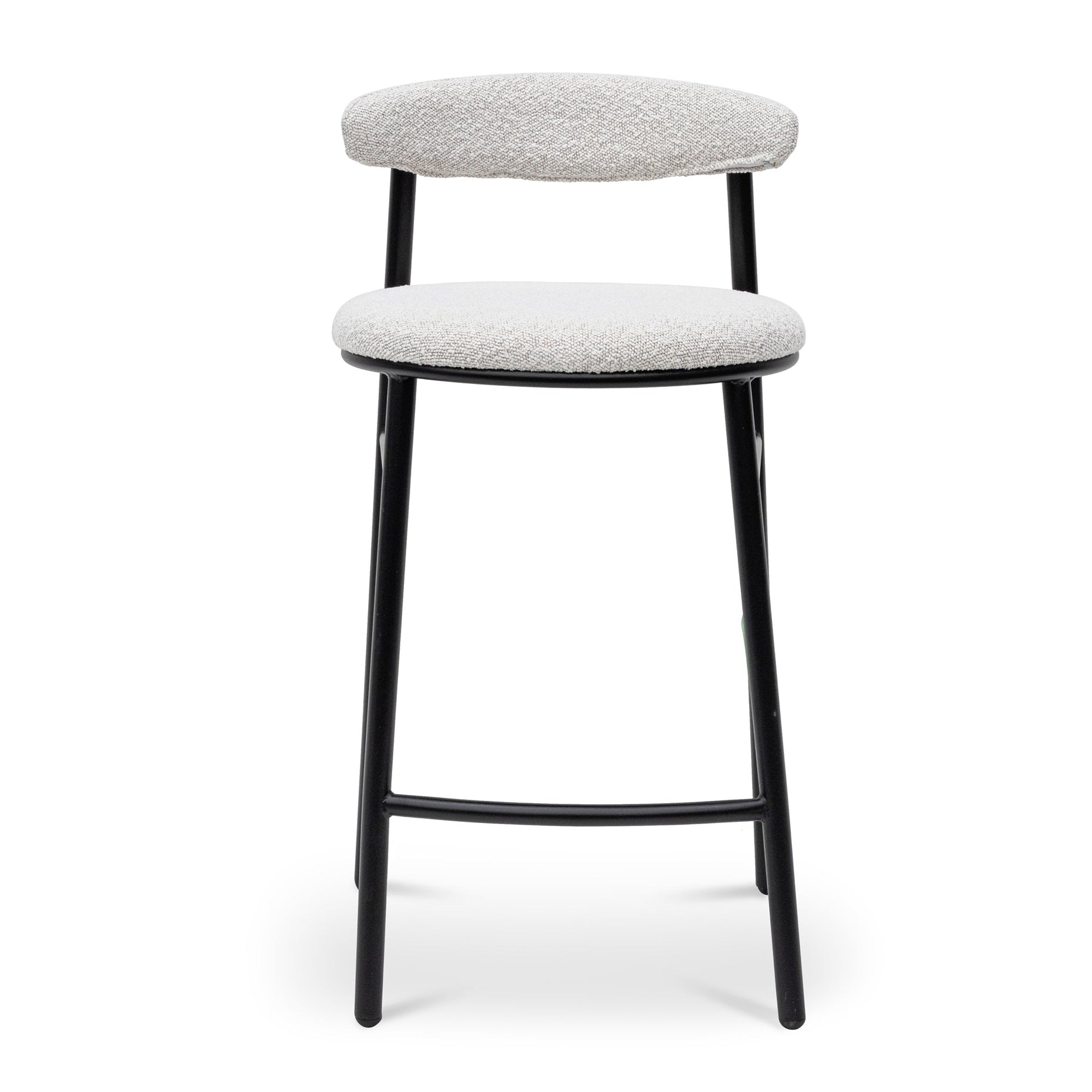 CBS6995-SD 65cm Bar Stool - Moon White Bouc... | Calibre Furniture