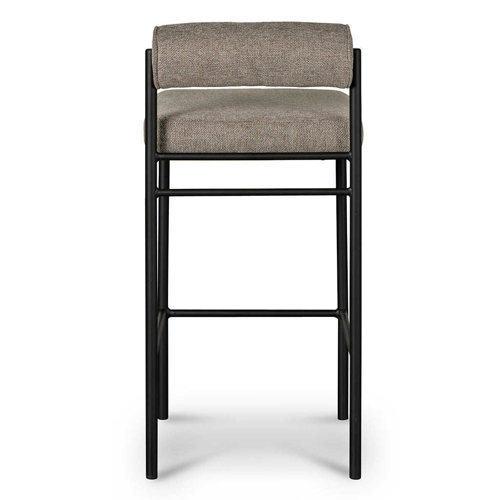 CBS8169-FH 65cm Fabric Bar Stool - Grey (Se... | Calibre Furniture