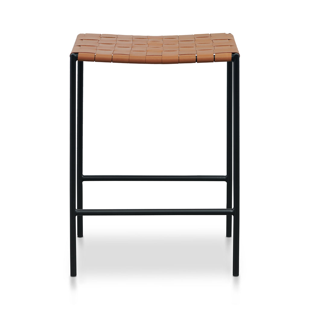 CBS8347-SU Black Frame Bar stool - Tan (Set... | Calibre Furniture