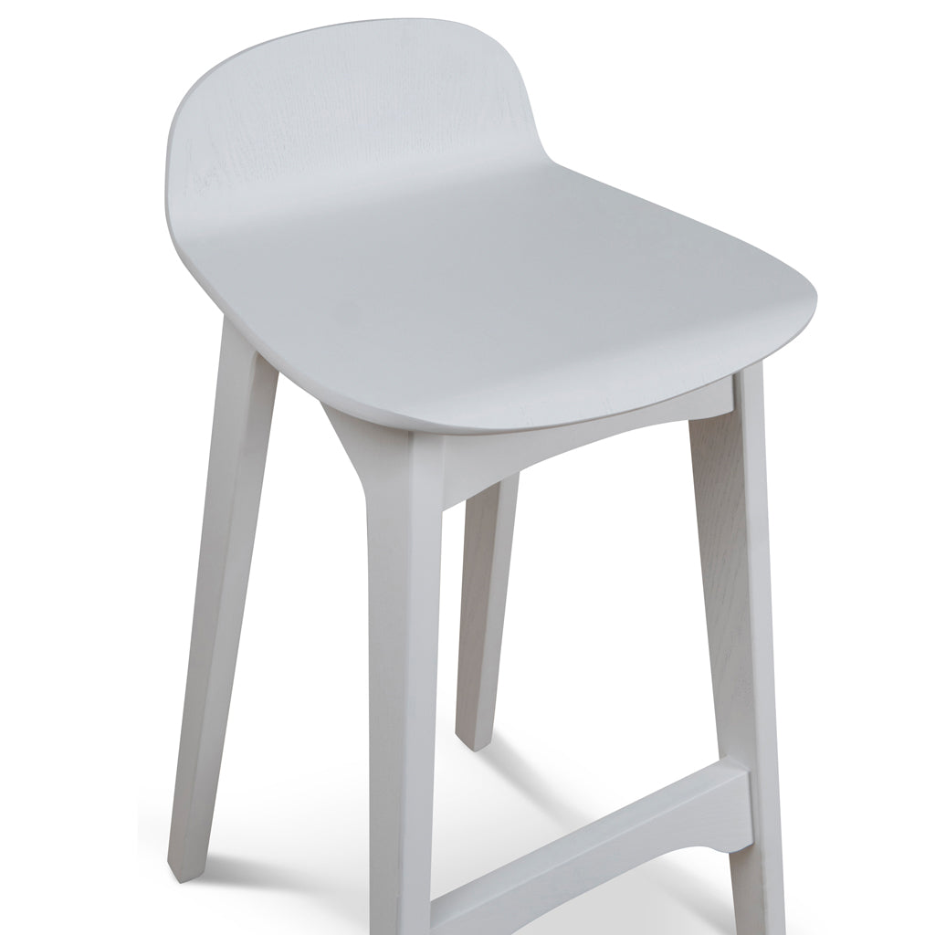 CBS8688-DR 65cm Bar Stool - Full White | Calibre Furniture