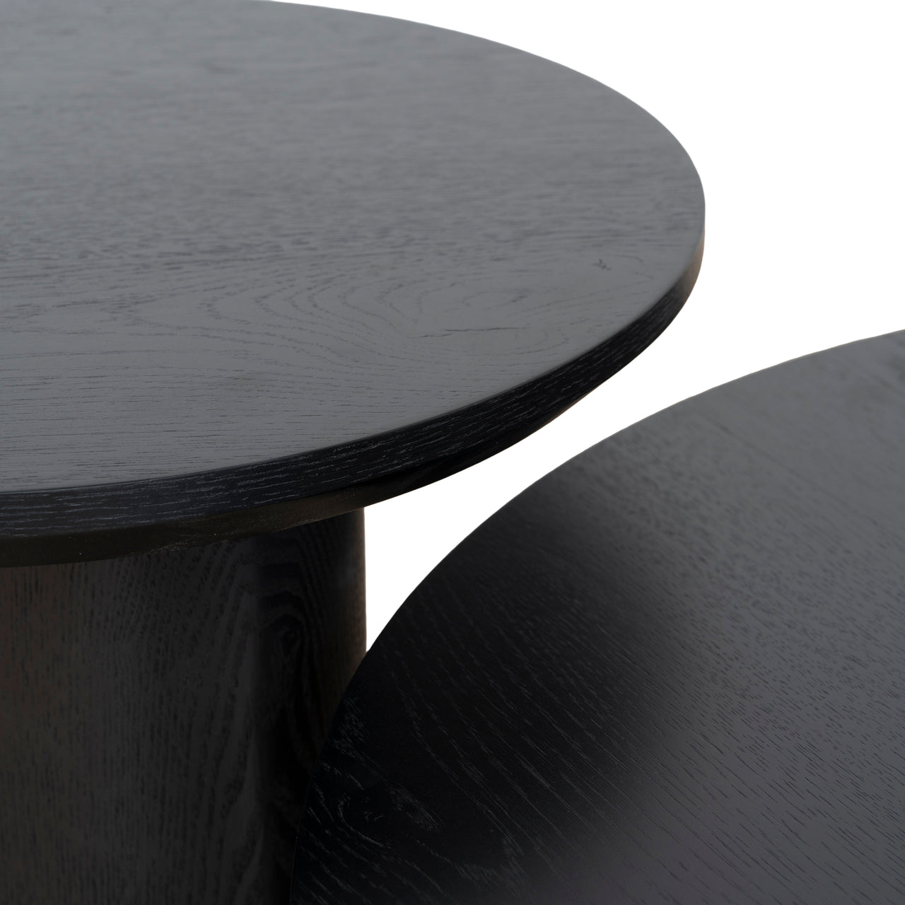 CCF10590-KD Nested Coffee Table - Full Black | Calibre Furniture