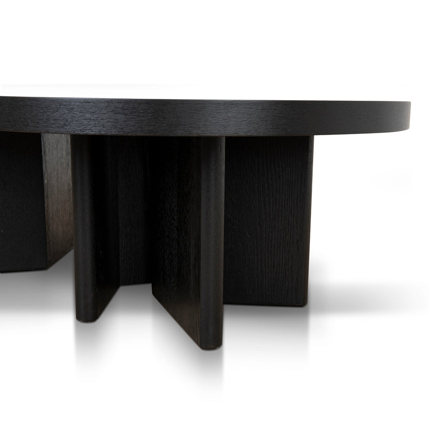 CCF8704-VA 1.3m Pill Shape Coffee Table - T... | Calibre Furniture
