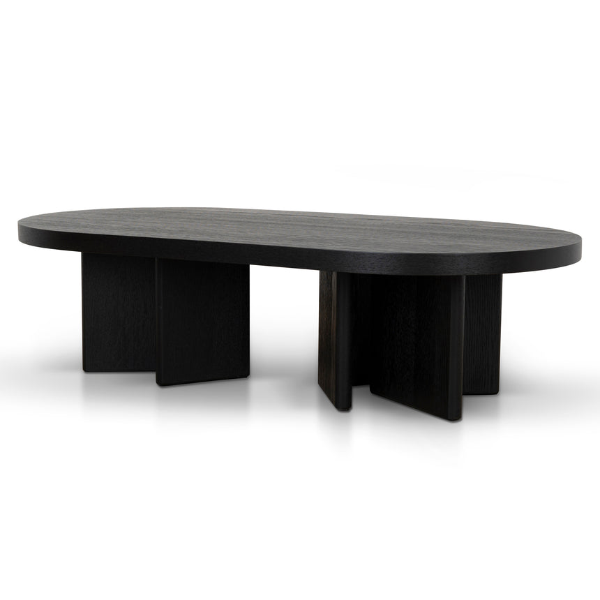 CCF8704-VA 1.3m Pill Shape Coffee Table - T... | Calibre Furniture
