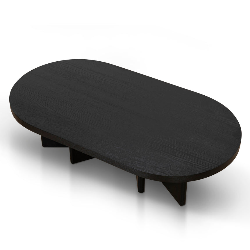 CCF8704-VA 1.3m Pill Shape Coffee Table - T... | Calibre Furniture