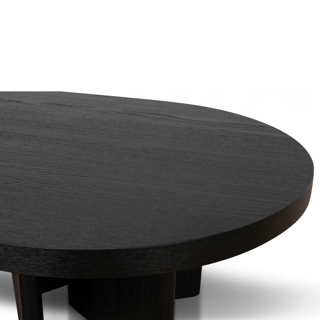CCF8704-VA 1.3m Pill Shape Coffee Table - T... | Calibre Furniture