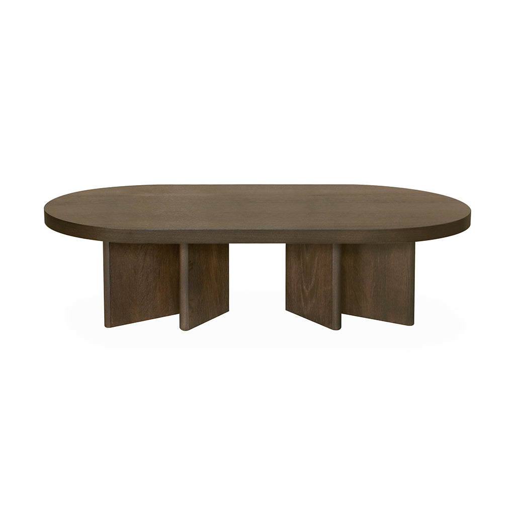 CCF8705-VA 1.3m Pill Shape Coffee Table - C... | Calibre Furniture