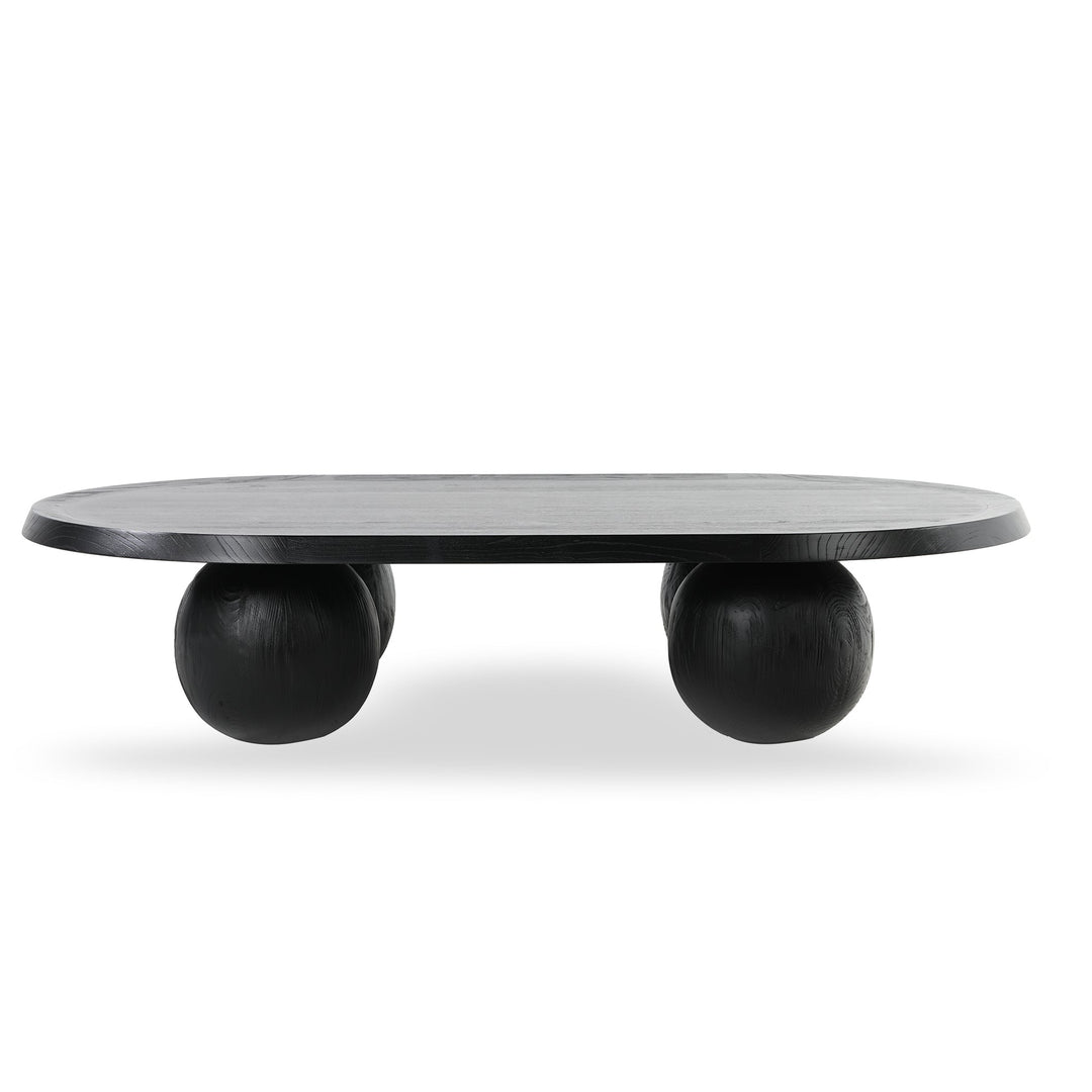 CCF8891-NI 1.4m Elm Oval Coffee Table - Ful... | Calibre Furniture