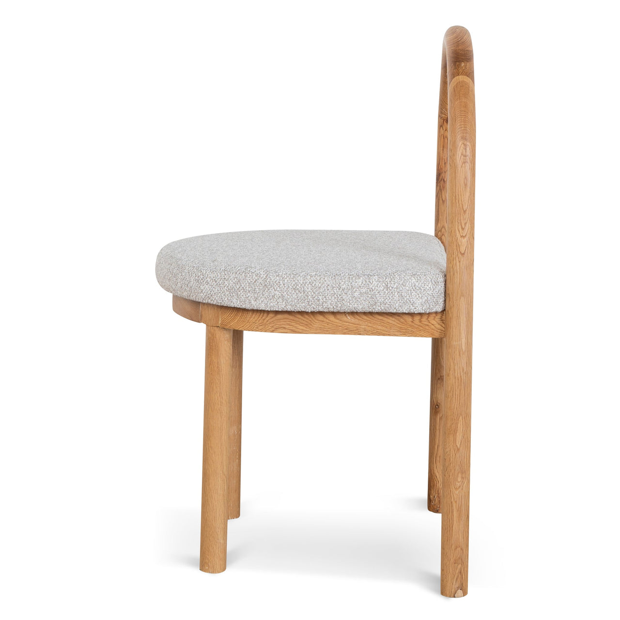 CDC10201-LJ Natural Dining Chair - Clay Gre... | Calibre Furniture