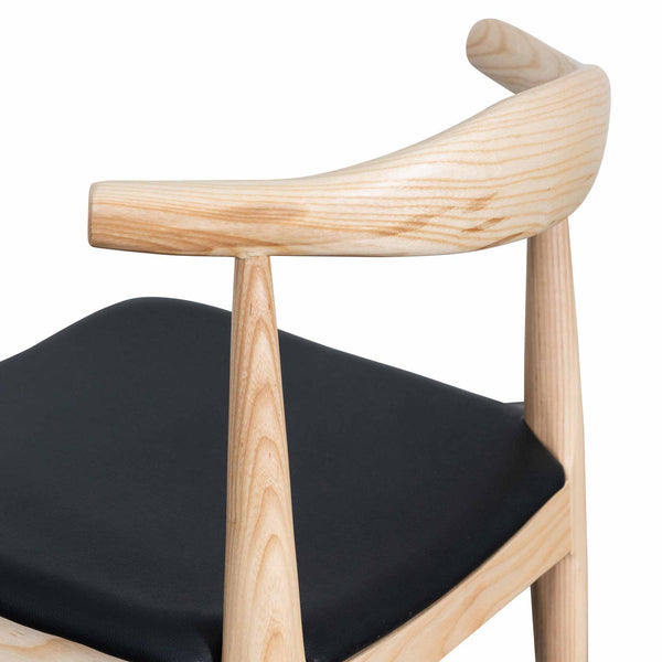 CDC179 Elbow Dining Chair - Natural Ash (Se... | Calibre Furniture