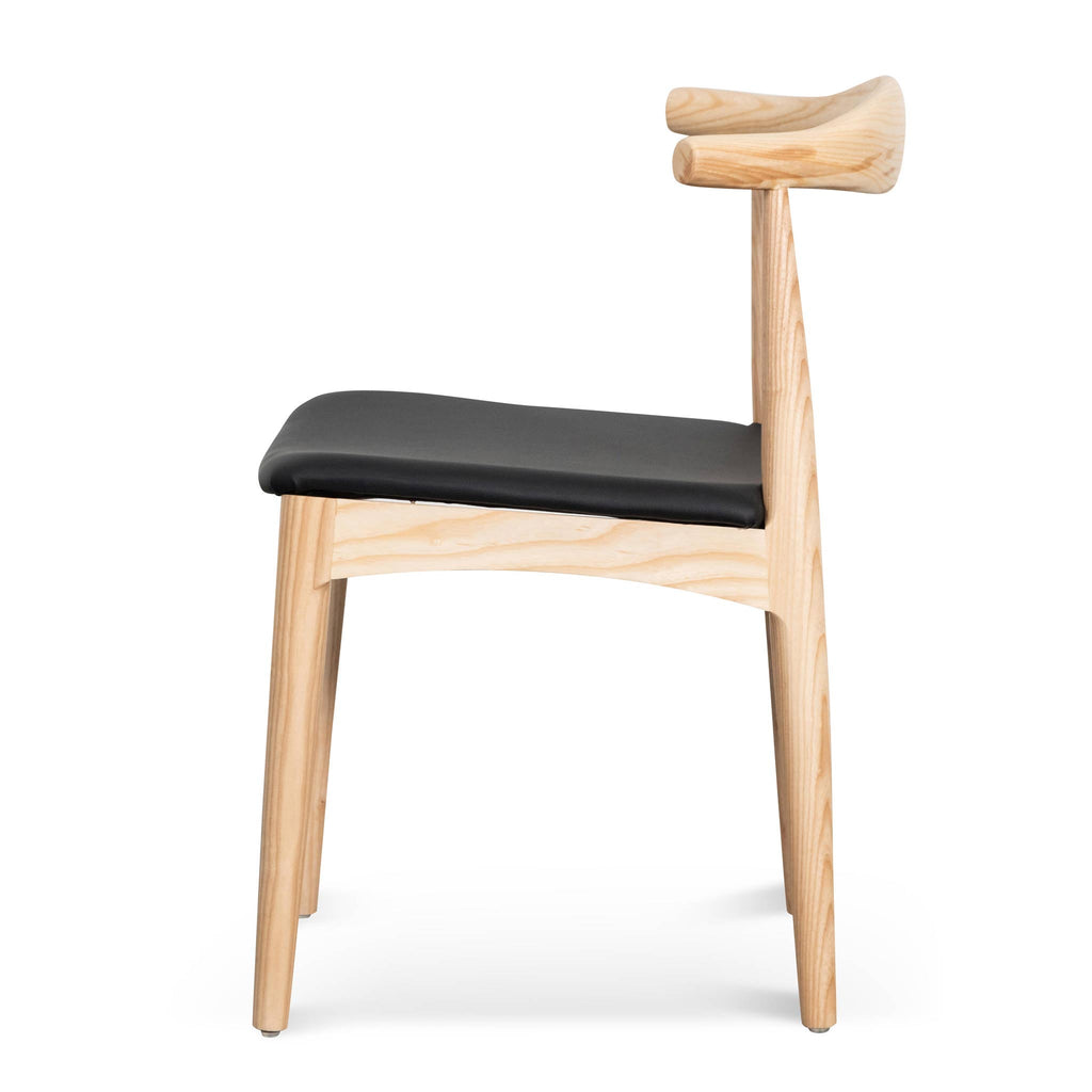 CDC179 Elbow Dining Chair - Natural Ash (Se... | Calibre Furniture