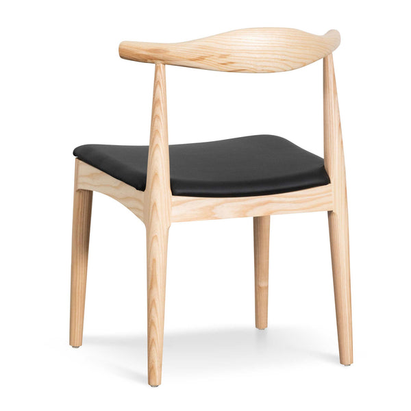 CDC179 Elbow Dining Chair - Natural Ash (Se... | Calibre Furniture