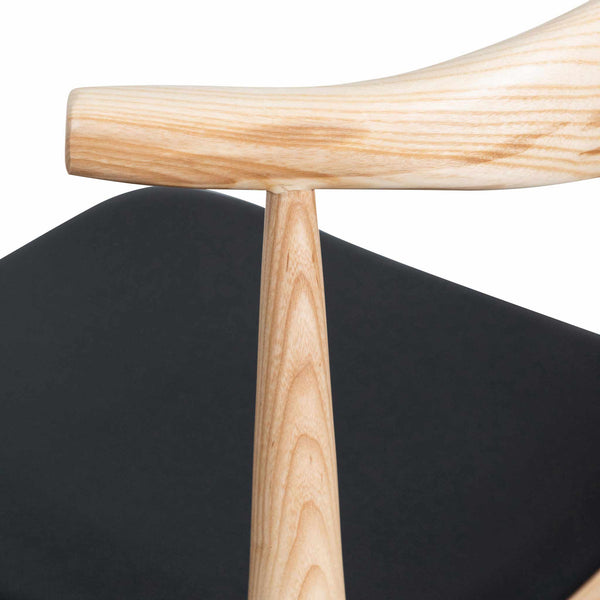 CDC179 Elbow Dining Chair - Natural Ash (Se... | Calibre Furniture