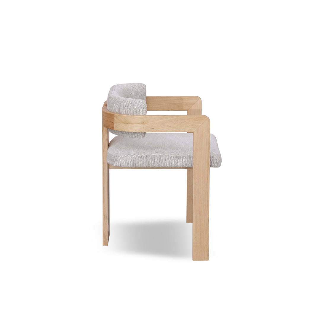 CDC8772-MA Natural Ash Dining Chair - Stone... | Calibre Furniture