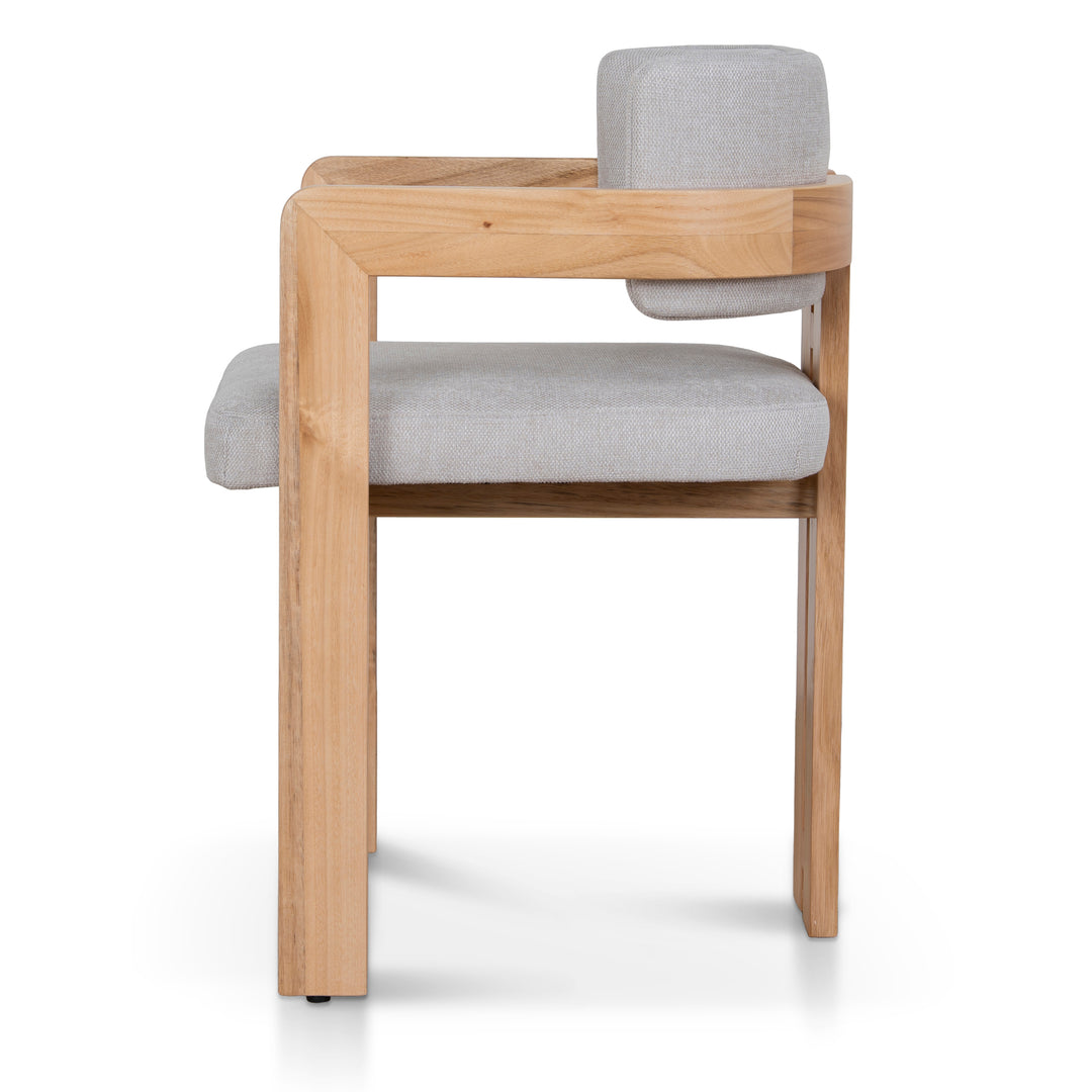 CDC8772-MA Natural Ash Dining Chair - Stone... | Calibre Furniture