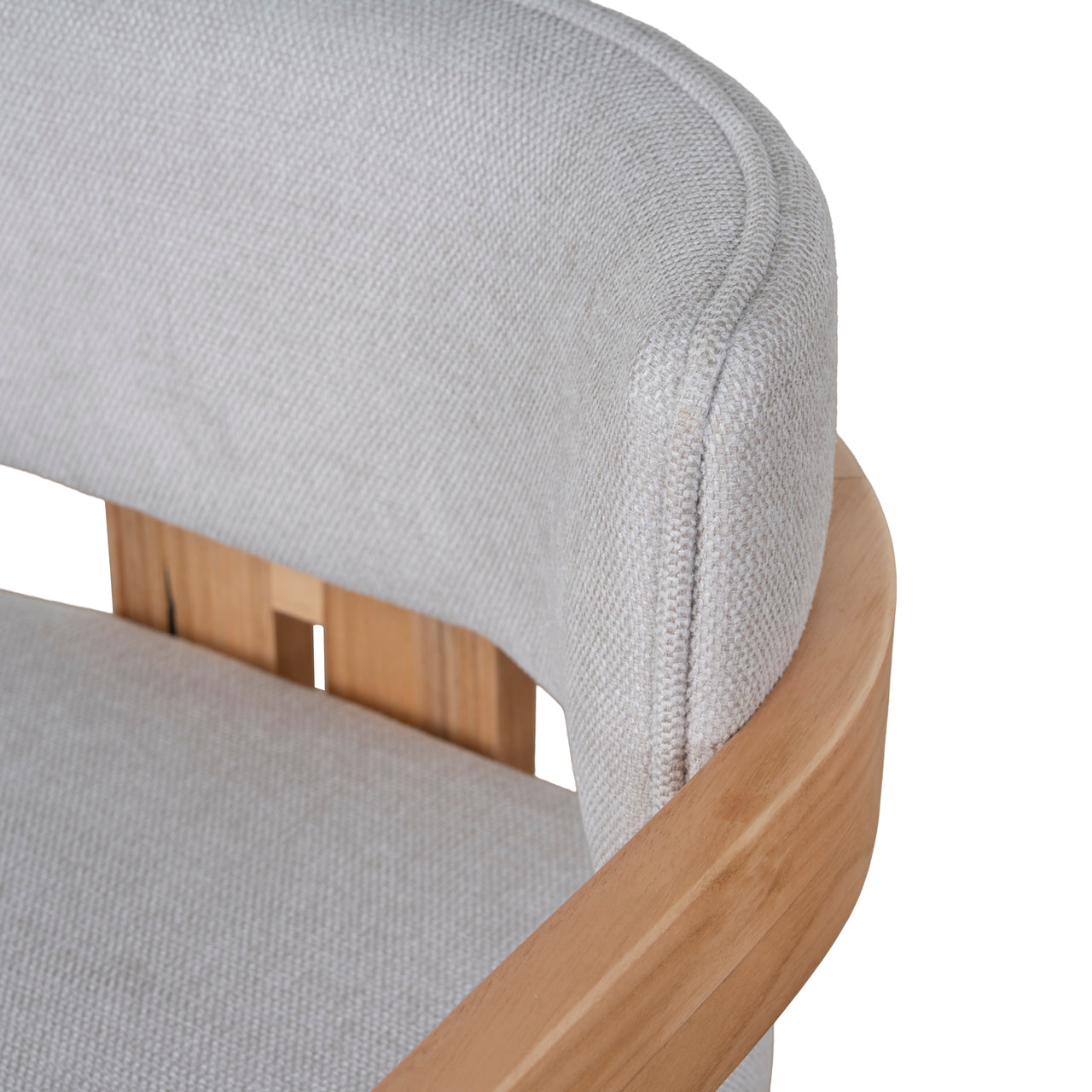 CDC8772-MA Natural Ash Dining Chair - Stone... | Calibre Furniture