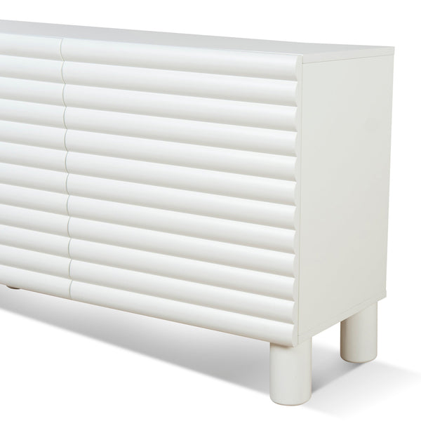 CDT10068-KD 1.2m Sideboard Unit - White | Calibre Furniture