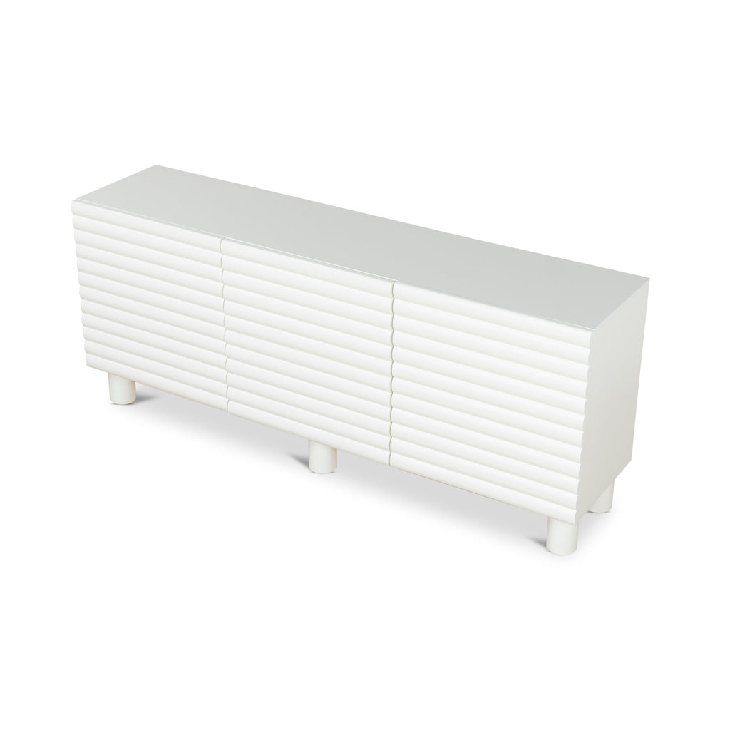 CDT10070-KD 1.8m Buffet Unit - White | Calibre Furniture