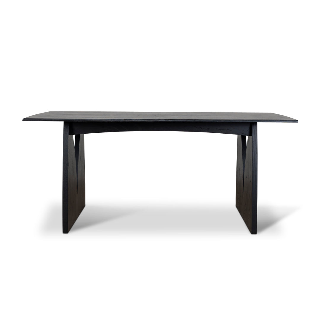 CDT10258-NI 1.8m Elm Dining Table - Full Bl... | Calibre Furniture