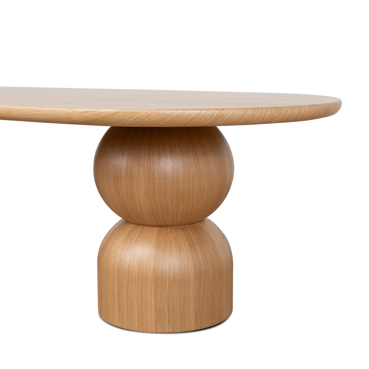 CDT10404-CN 2.5m Dining Table - Natural | Calibre Furniture