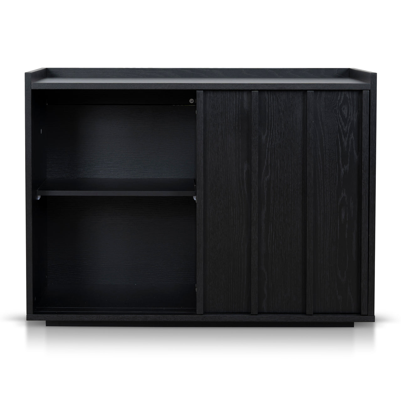 CDT10588-KD 100cm Sideboard Unit - Full Black | Calibre Furniture
