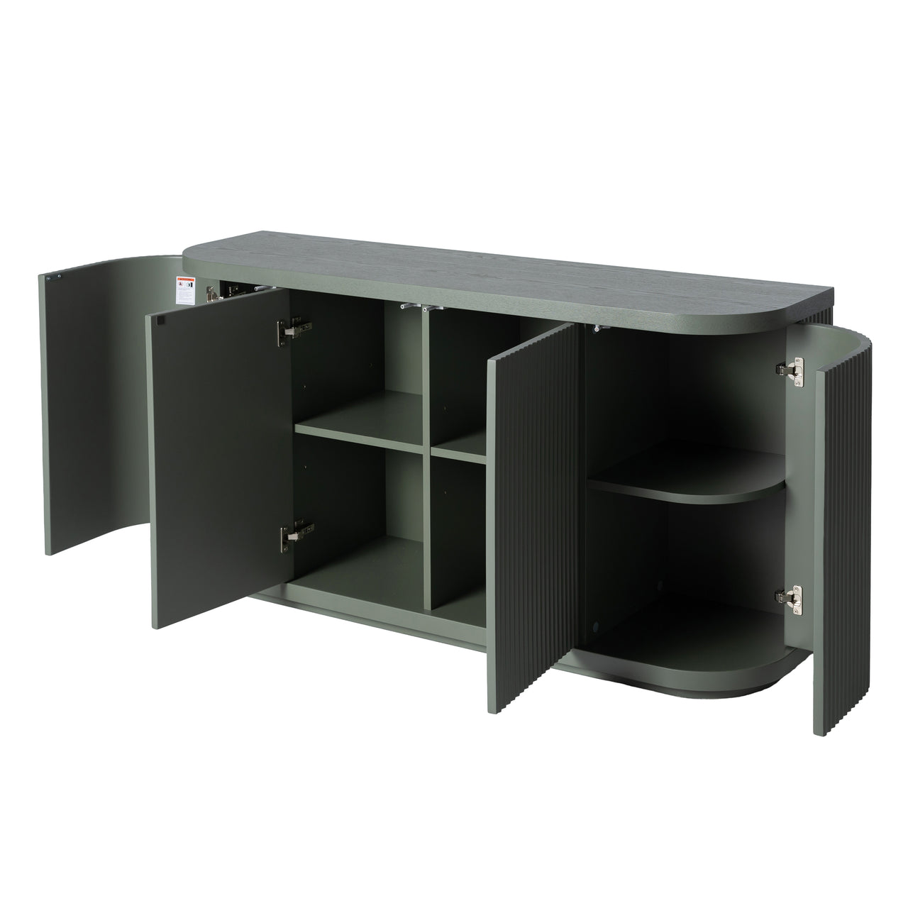 CDT12269-DW 1.6m Veneer Top Buffet Unit - S... | Calibre Furniture
