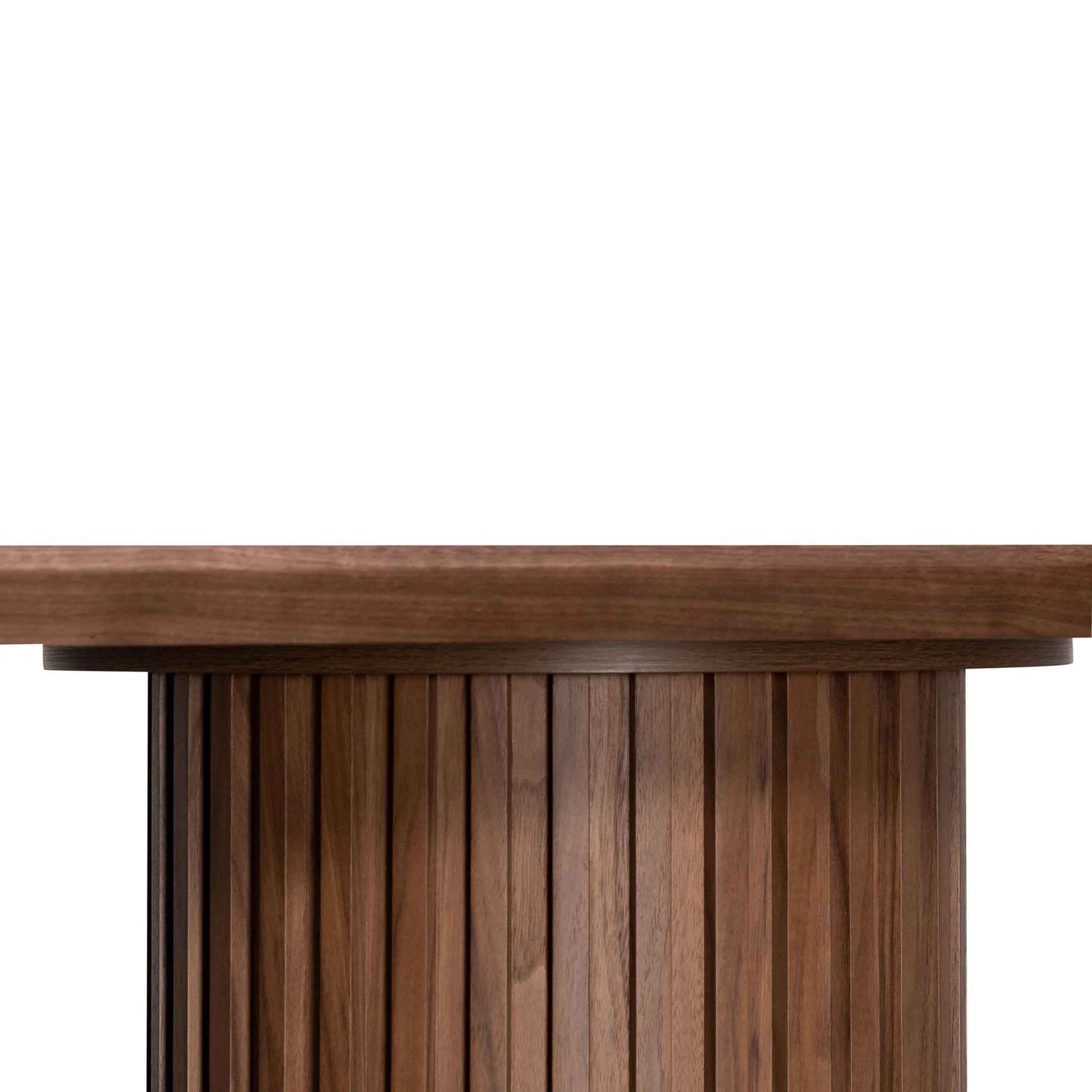 CDT2885-CN 2.2m Dining Table - Walnut | Calibre Furniture