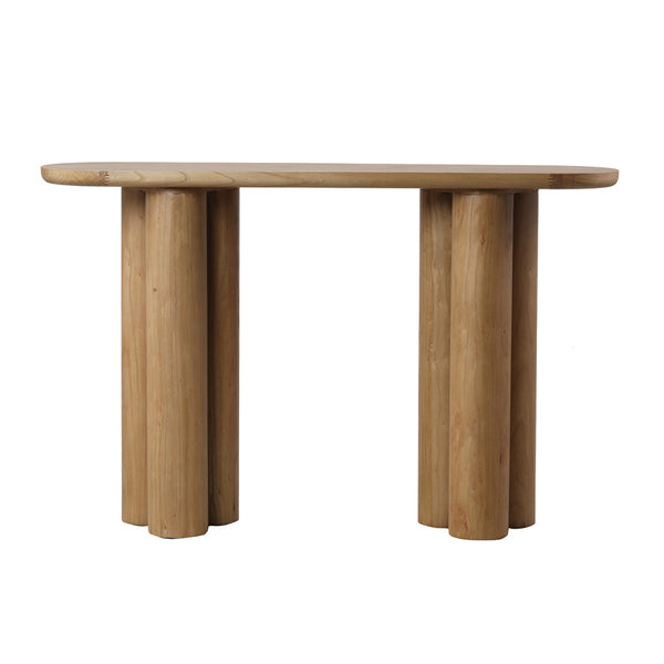 CDT8292-NI 1.52m ELM Console Table - Natural | Calibre Furniture