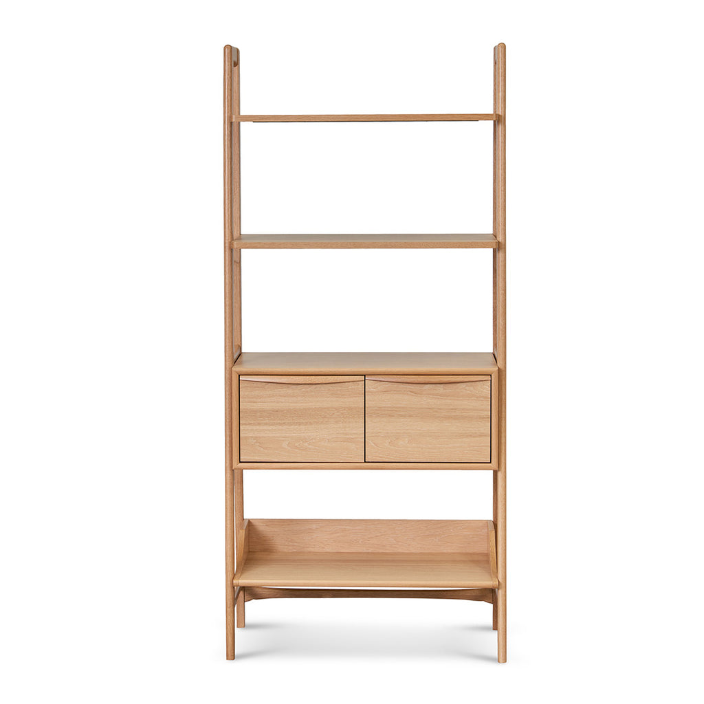CDT8387-VN Bookcase - Natural Oak | Calibre Furniture