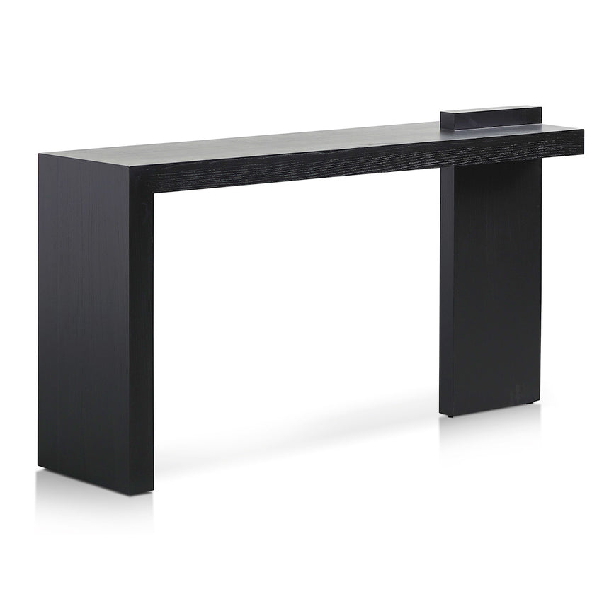 CDT8408-NI 1.6m ELM Console Table - Full Black | Calibre Furniture