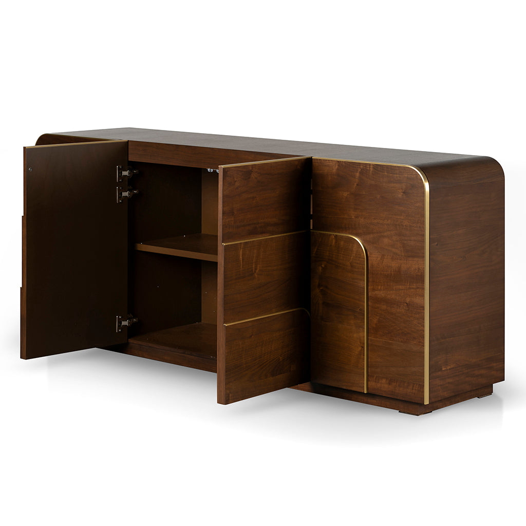 CDT8517-VA 2m Buffet Unit - Walnut | Calibre Furniture
