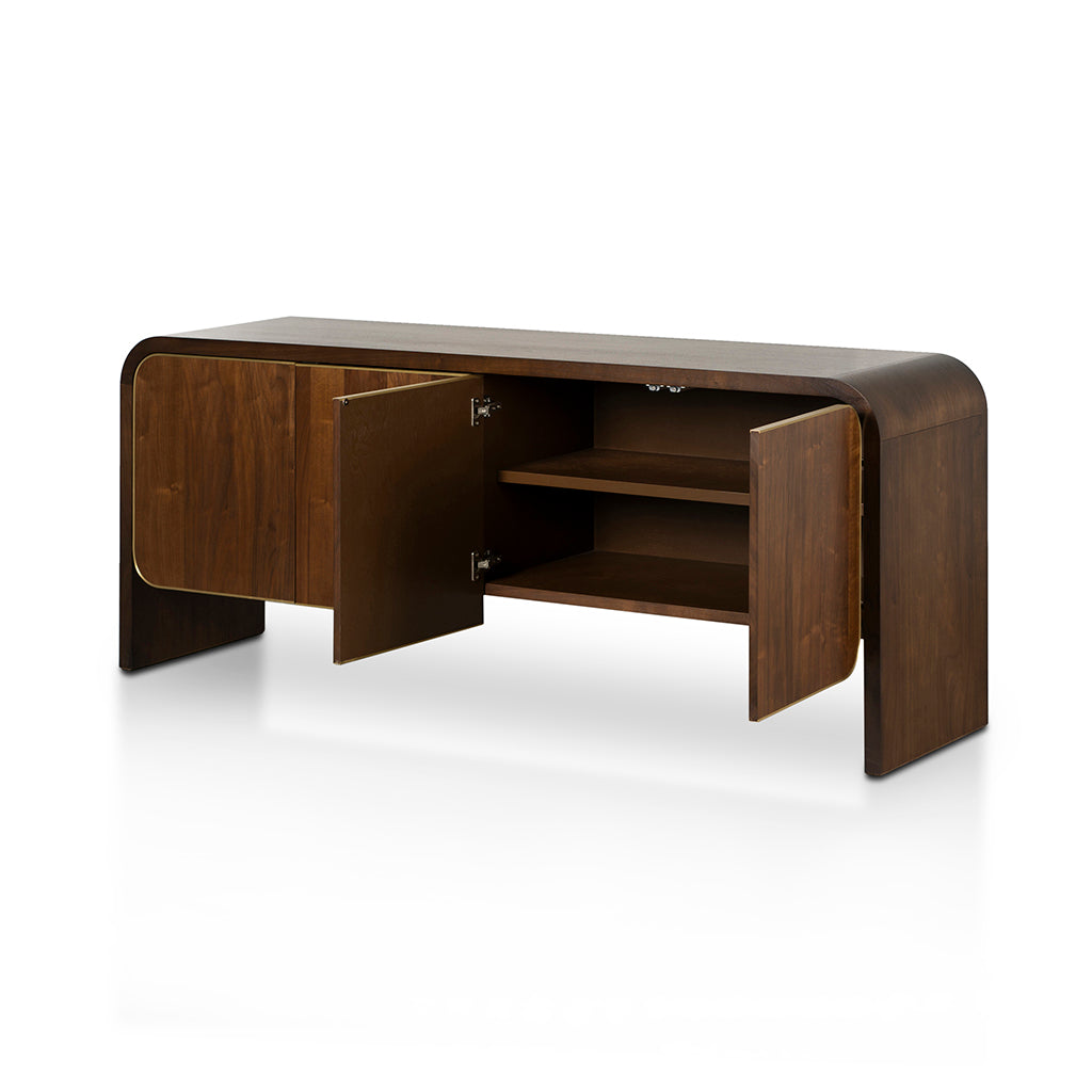 CDT8523-VA 2m Buffet Unit - Walnut | Calibre Furniture