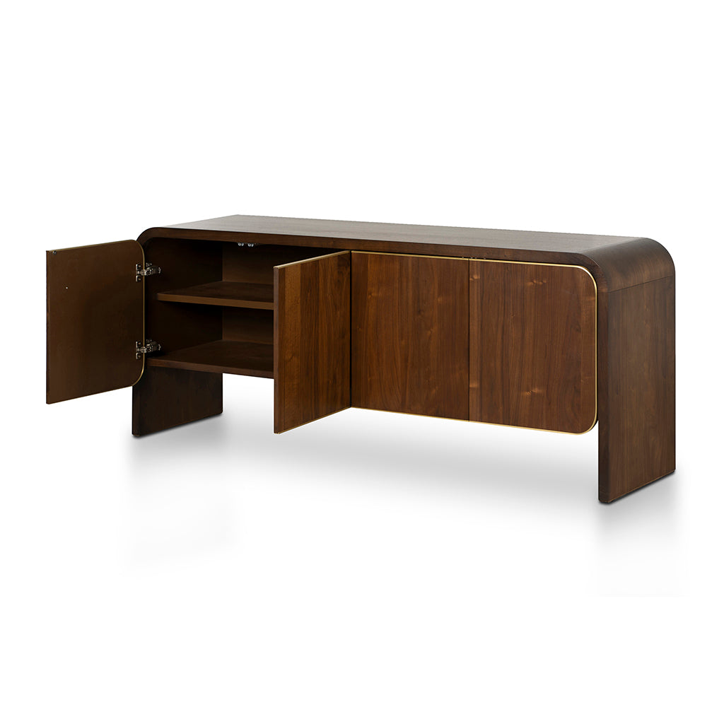 CDT8523-VA 2m Buffet Unit - Walnut | Calibre Furniture
