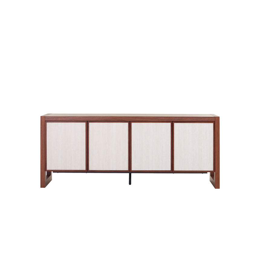 CDT8642-IG Beige Door Sideboard Unit - Walnut | Calibre Furniture