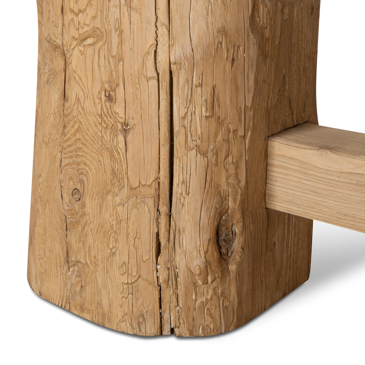 CDT8655-NA 2.2m Elm Dining Table - Natural | Calibre Furniture