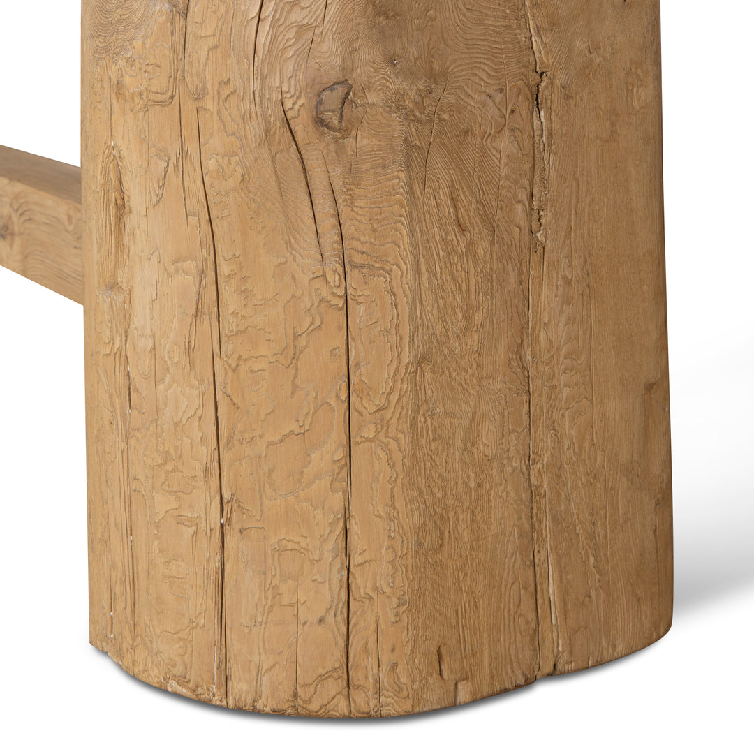 CDT8655-NA 2.2m Elm Dining Table - Natural | Calibre Furniture