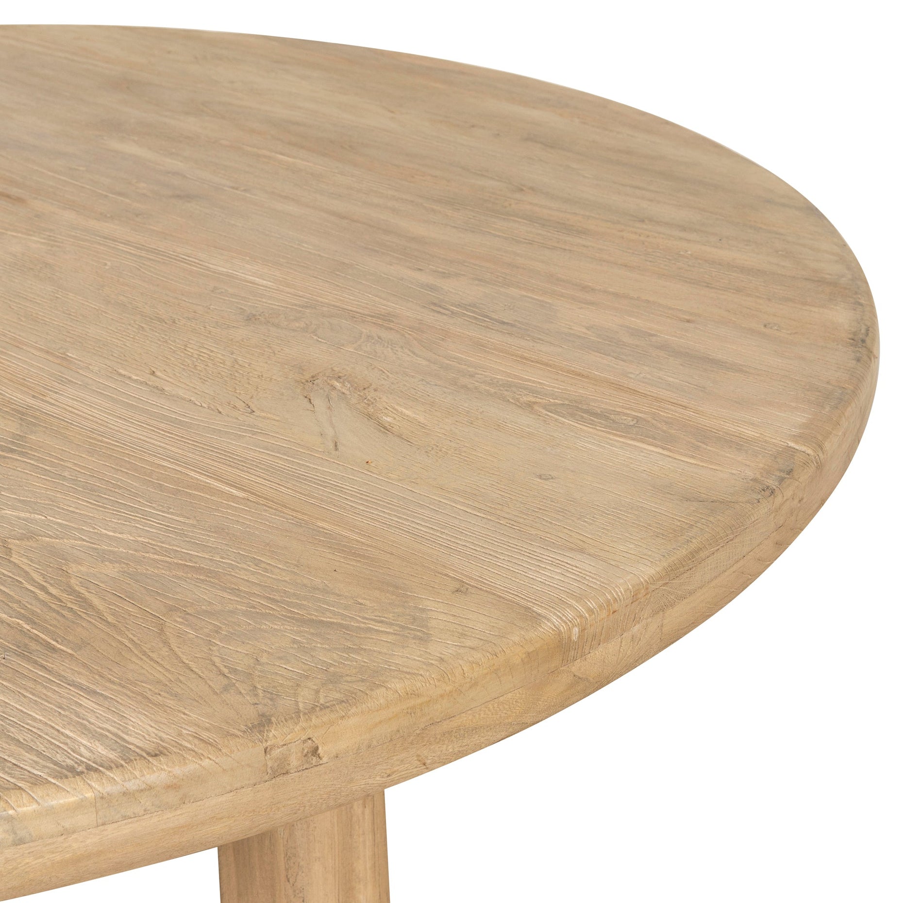CDT8658-NA 1.52m Elm Round Dining Table - N... | Calibre Furniture