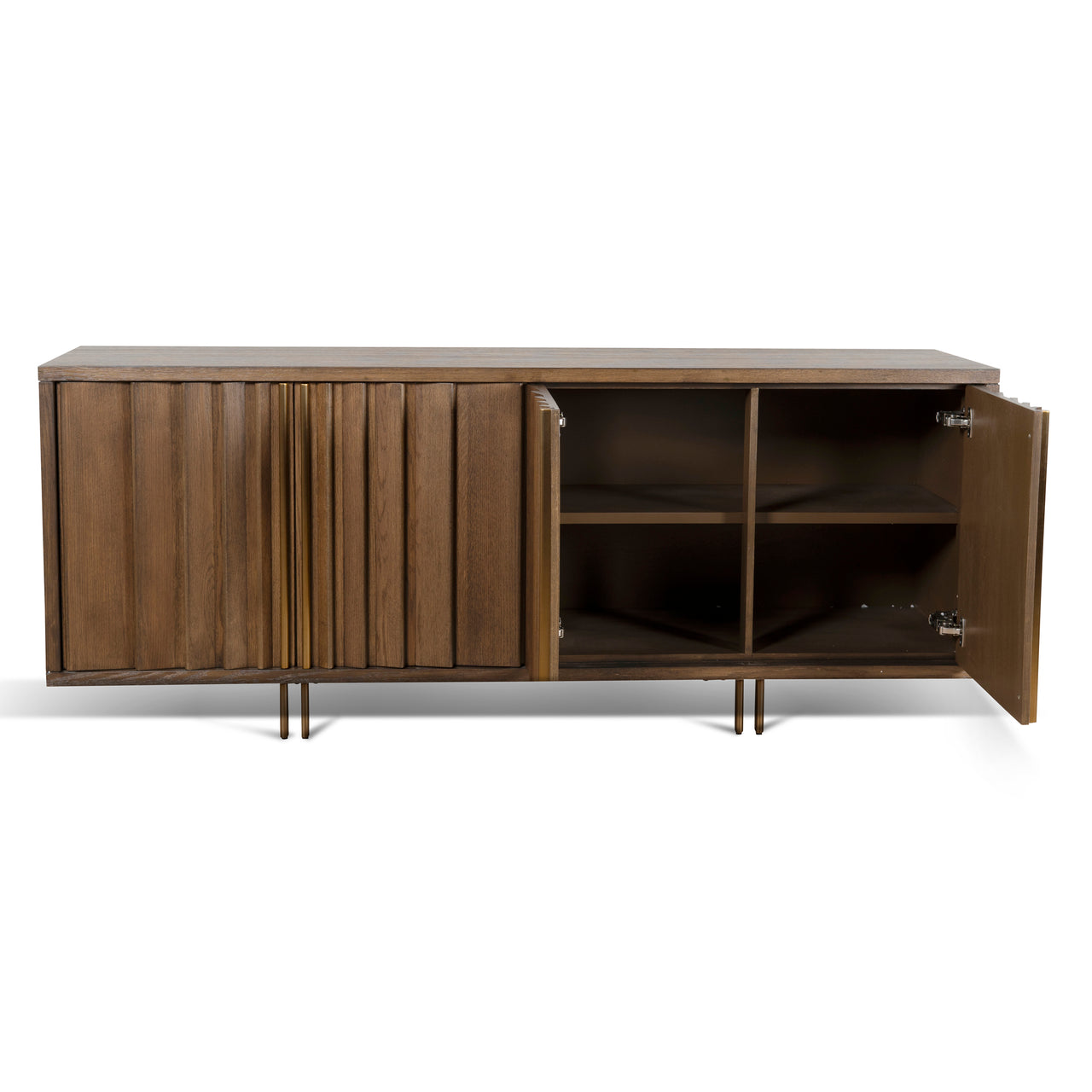 CDT8694-VA 2m Buffet Unit - Caramel Oak | Calibre Furniture