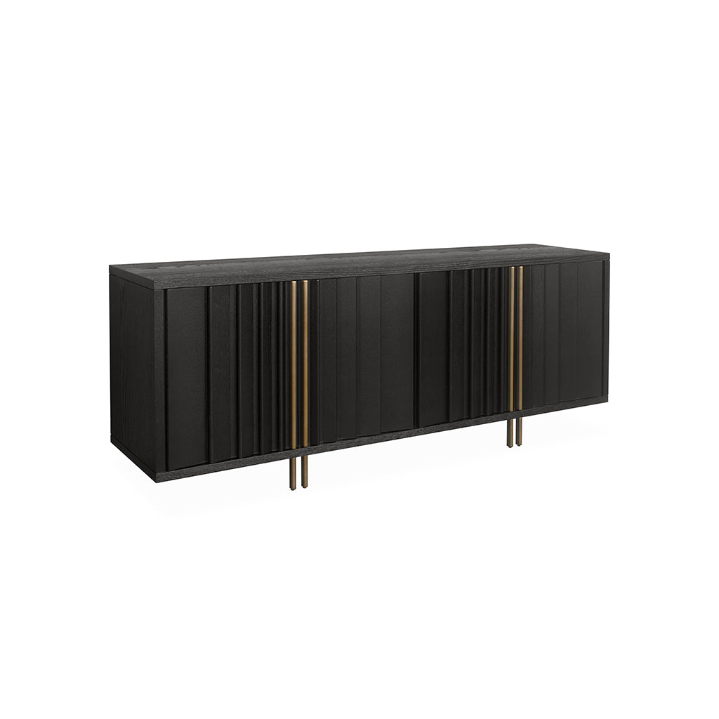 CDT8695-VA 2m Buffet Unit - Textured Espres... | Calibre Furniture