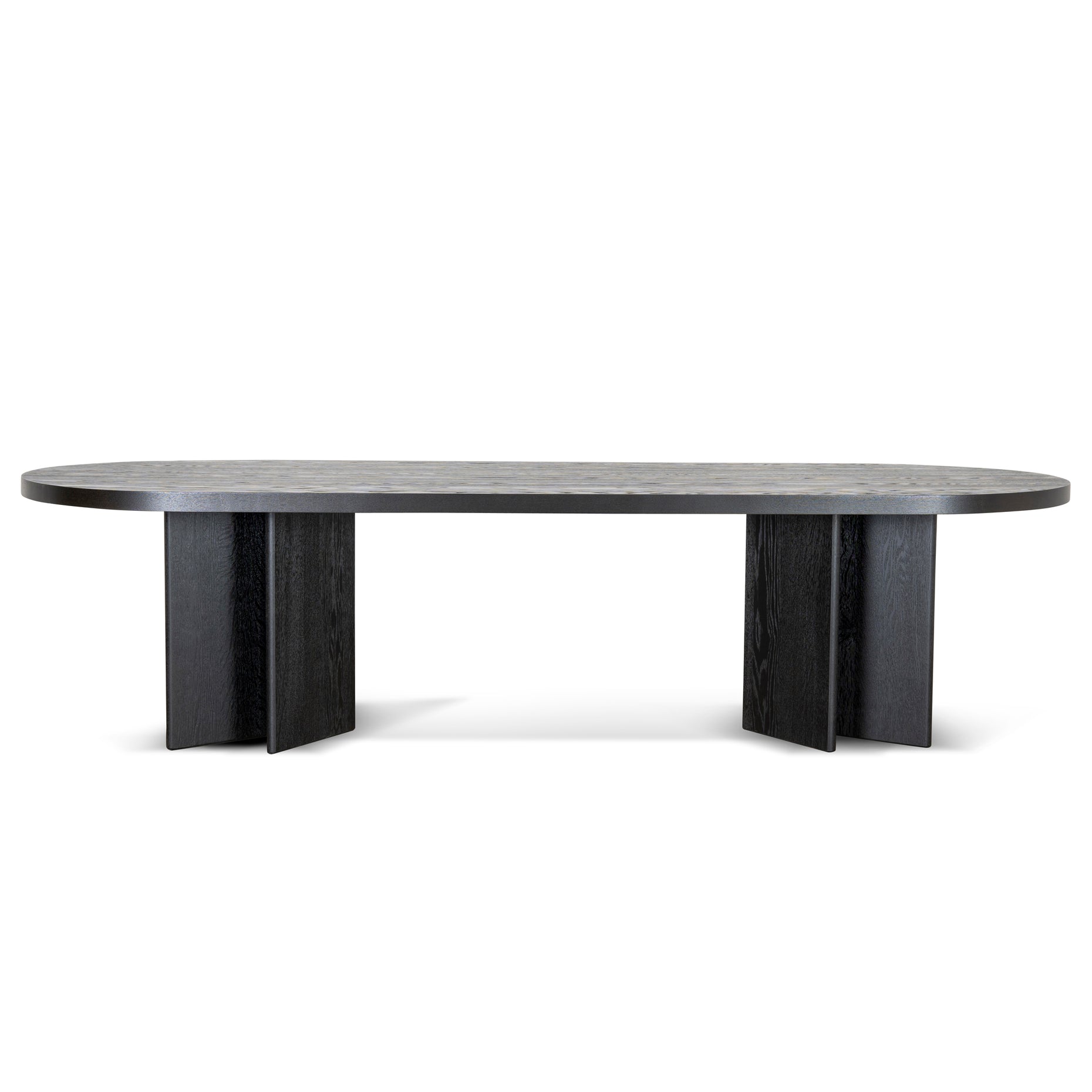 CDT8699-VA 3m Pill Shape Dining Table - Tex... | Calibre Furniture