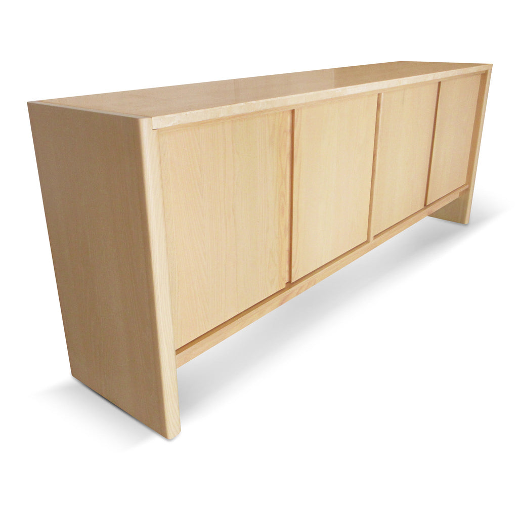 CDT8736-KK 2.1m Travertine Top Sideboard Un... | Calibre Furniture